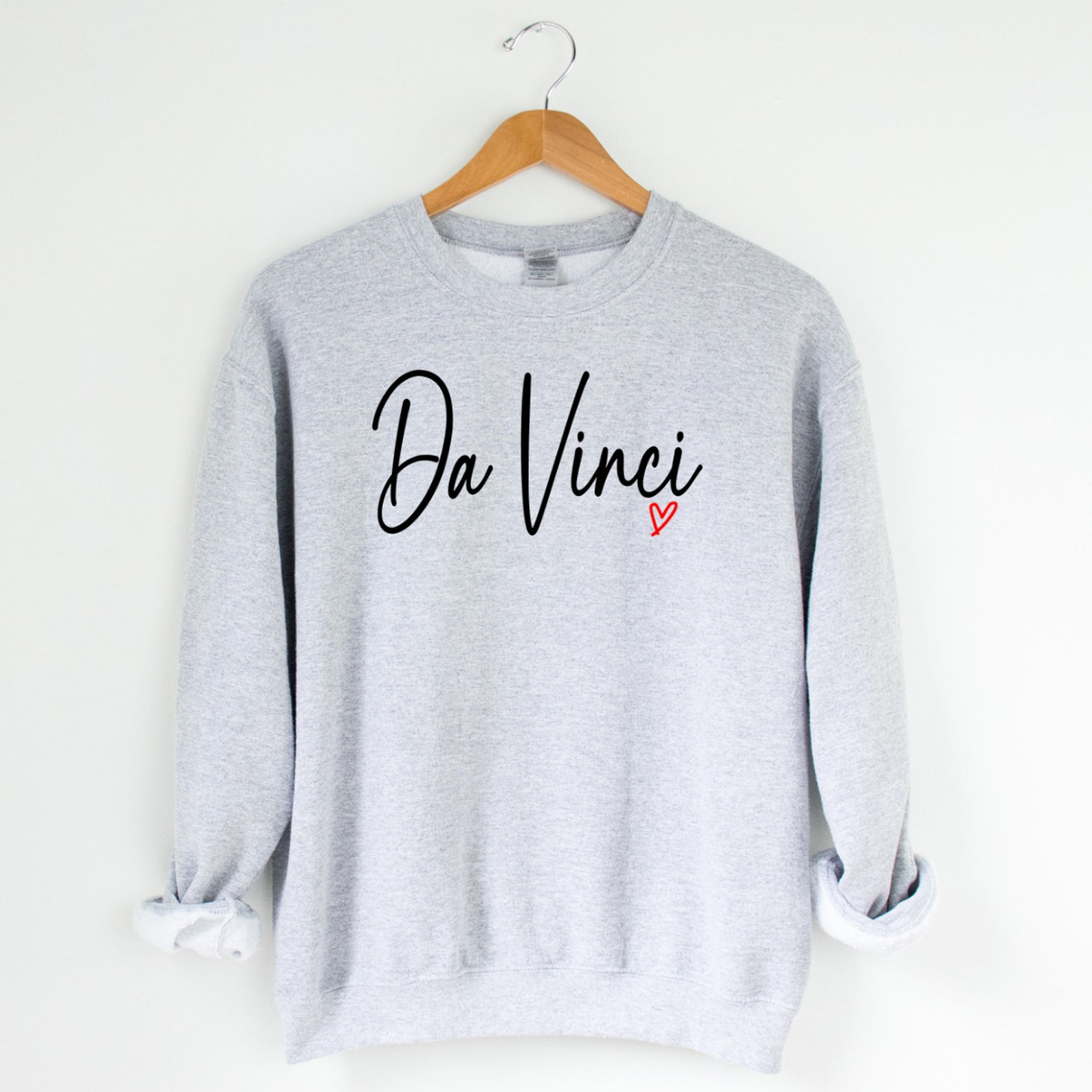 Leonardo Da Vinci Lover Sweatshirt, Da Vinci Italian Renaissance Artist ...