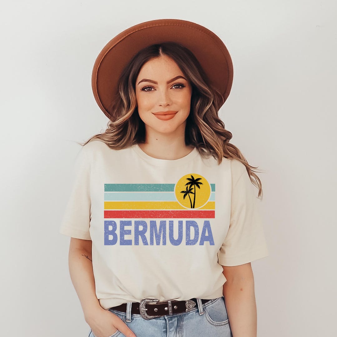 Bermuda Vacation T-shirt, Island Souvenir Tee - Etsy