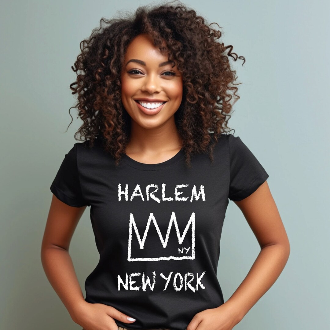 HARLEM T-shirt, New York Harlem Manhattan Unisex Shirt, New York Crown ...