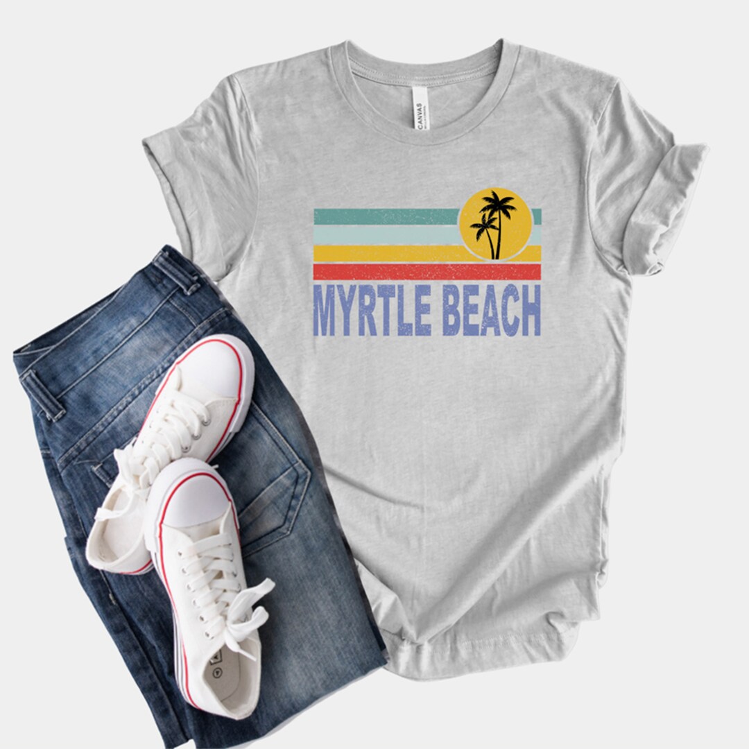 MYRTLE BEACH Summer Family Vacation Shirt, South Carolina Beach Tee ...