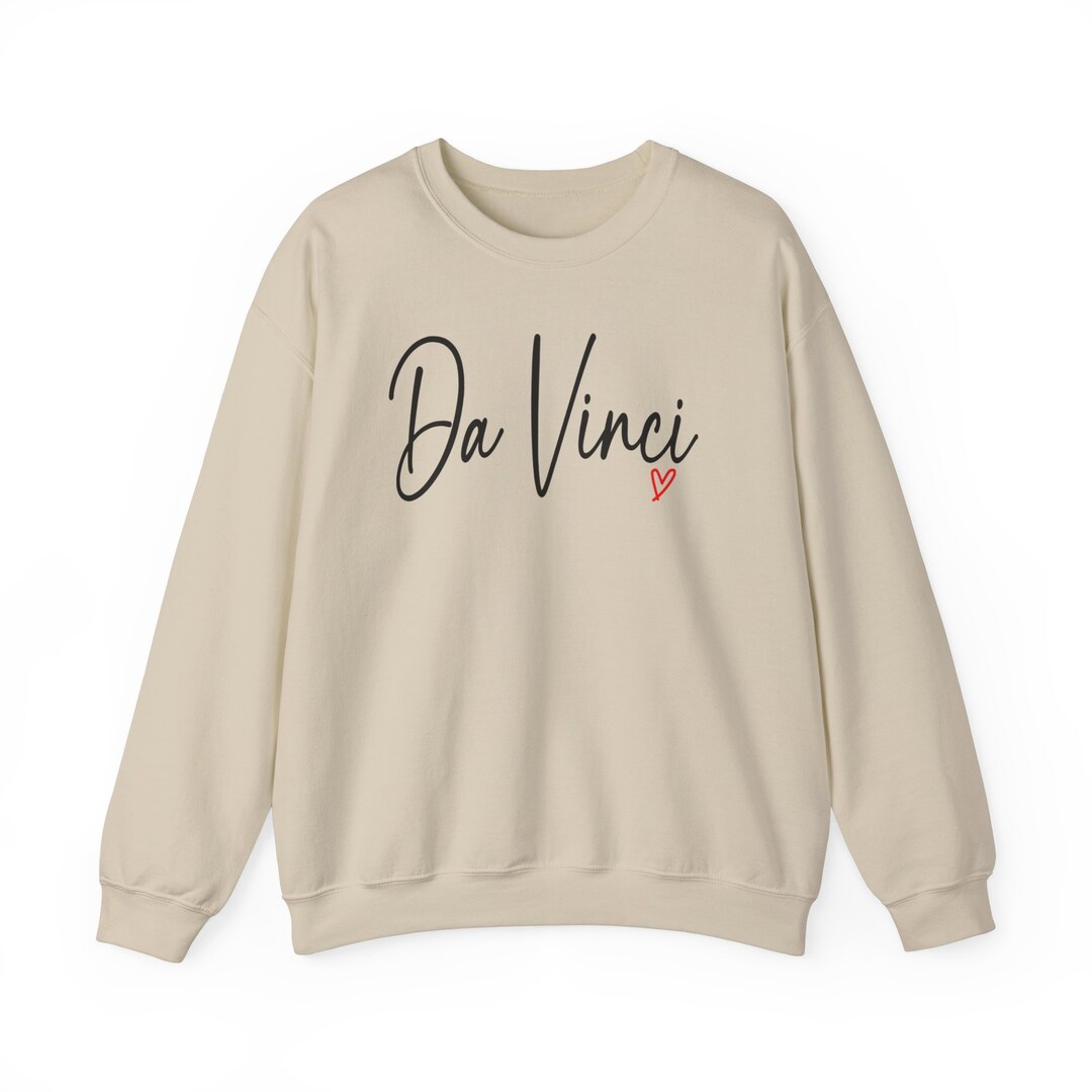 Leonardo Da Vinci Lover Sweatshirt, Da Vinci Italian Renaissance Artist ...