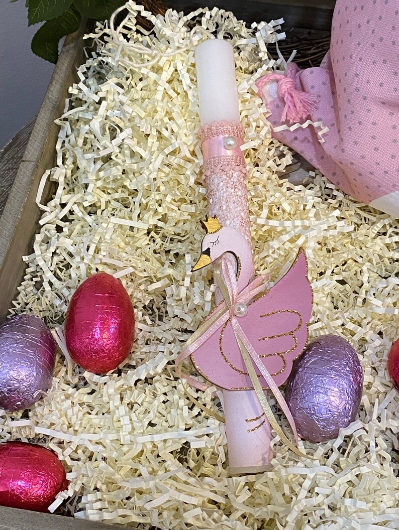 Greek Easter Cute Candle lampada for Girl Swan or Flamingo ,greek ...