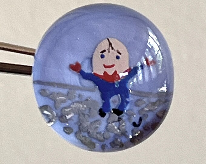 John Gooderham Paperweight Button. Humpty Dumpty. - Etsy