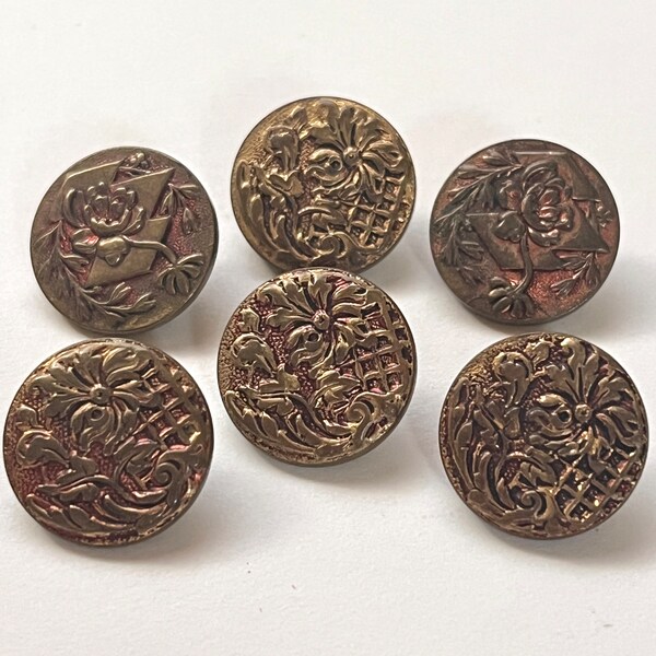 Antique Buttons Set - Etsy