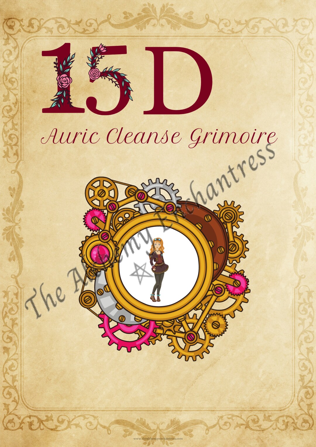 15D Auric Cleanse Grimoire, Online Course for Psychic Development - Etsy