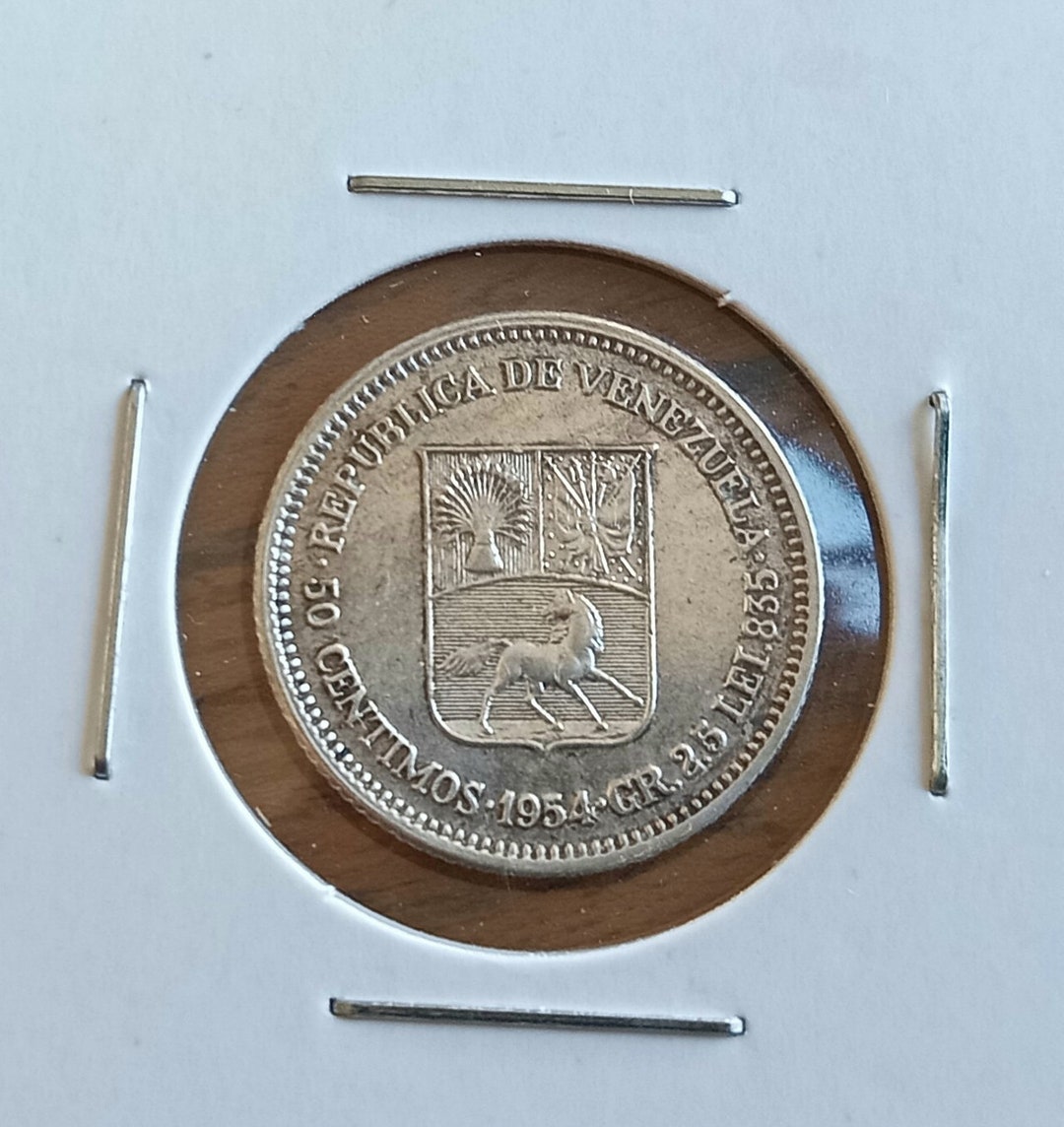 Venezuela Coin 1954 2.5 Gram - Etsy