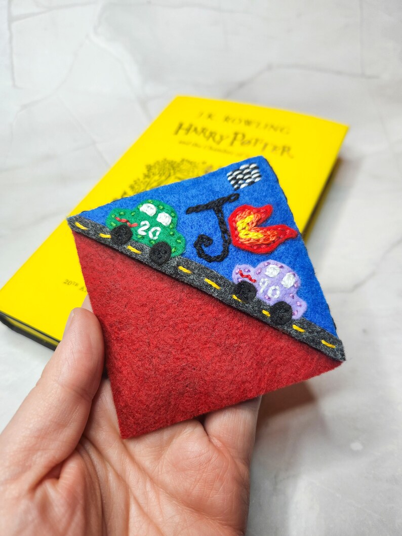 Custom Felt Corner Bookmark - Etsy
