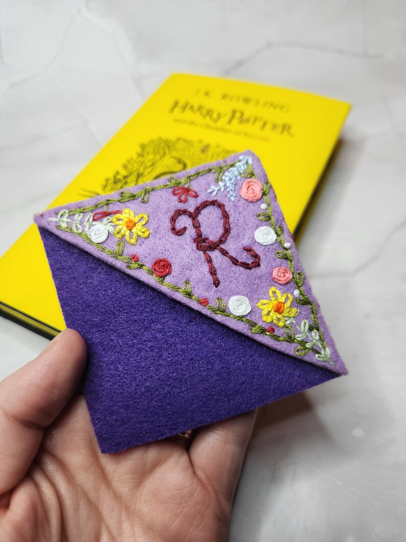 Custom Felt Corner Bookmark - Etsy