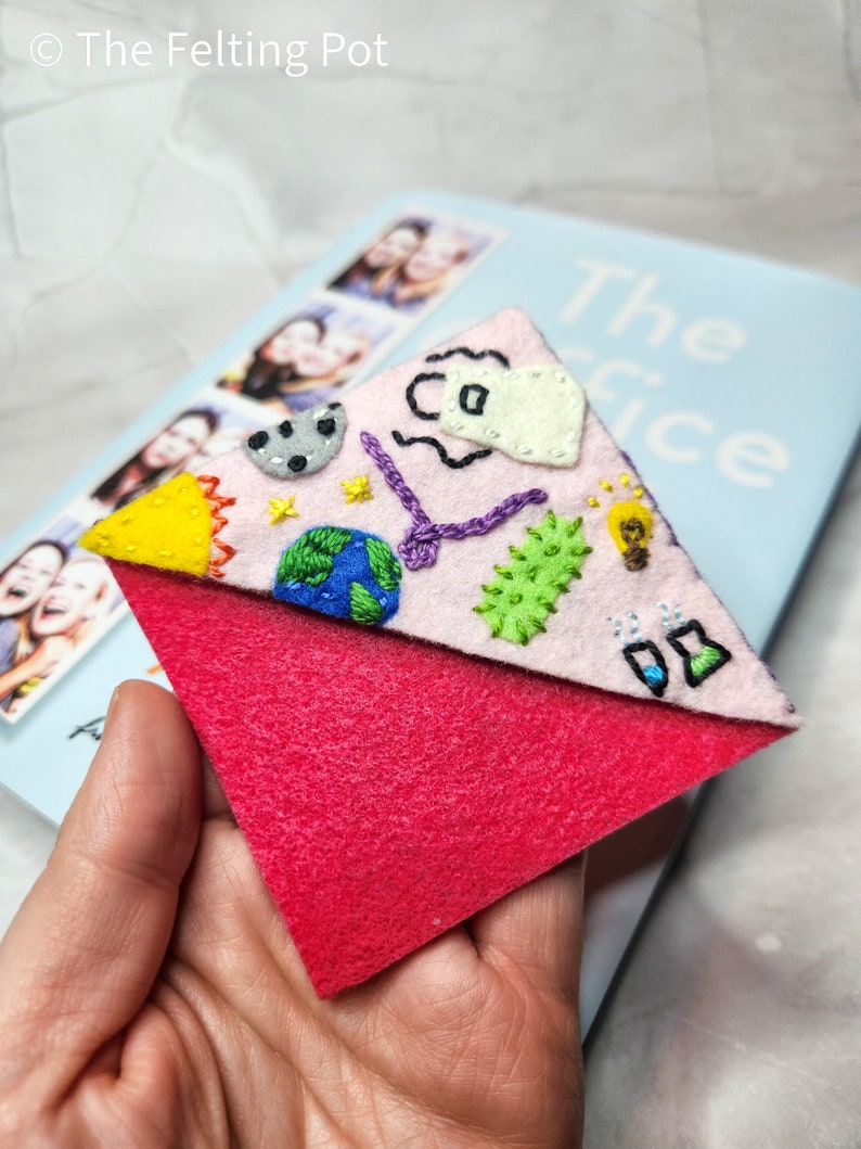 Custom Felt Corner Bookmark - Etsy