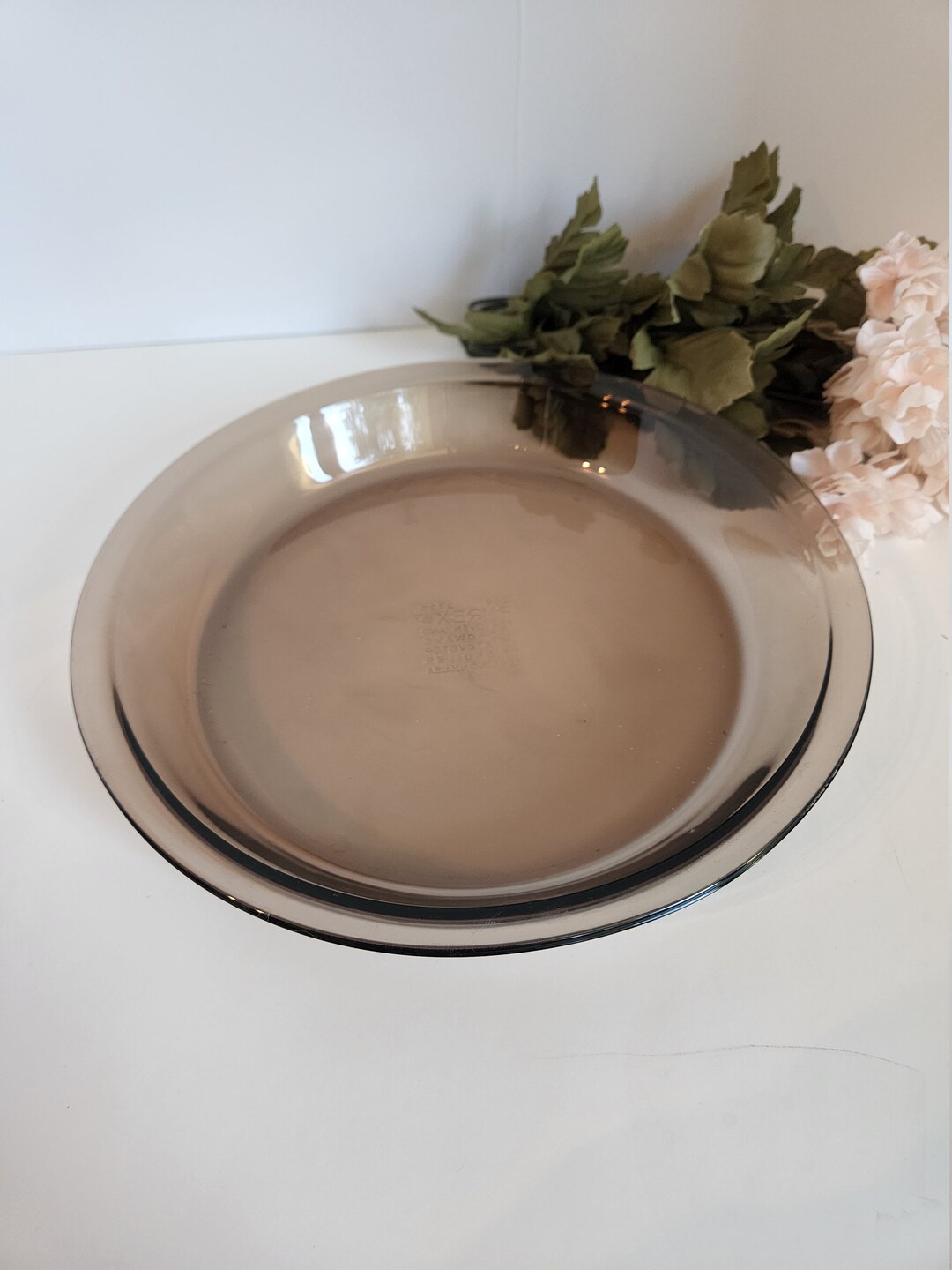 Vintage Pyrex Amber Brown Glass Pie Plate 9 Inches 209 - Etsy