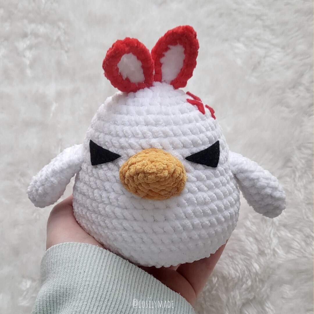 PDF PATTERN | Amigurumi Angry Chicken Pattern - Etsy