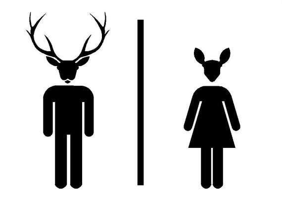 Funny Printable WC Iconrestroom Door Printsprintable Sign | Etsy