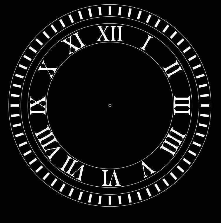 Clock Face Bundle Dxf,svg,dwg,pdf,clock Clipart,cricut Silhoutte,vector ...