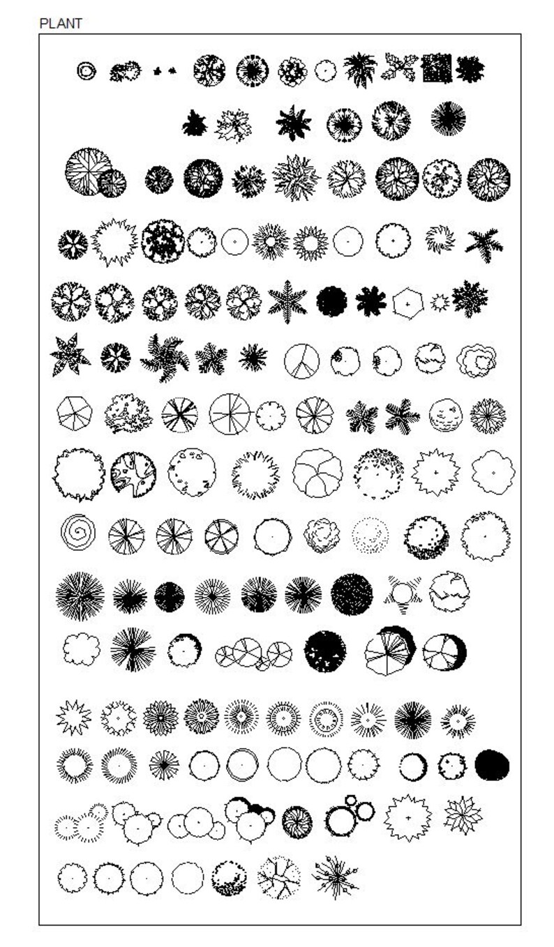 Huge Library Blocks Autocad 2D DWG Bundle for Interior - Etsy