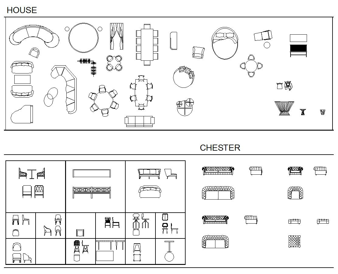 Autocad Huge Library Blocks Metric and Inch (imperial) Mega 2D Block ...