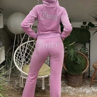 Juicy Coutoure Two Piece Velvet Tracksuit - Etsy