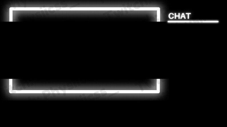 Animated Neon Wood Vibe Stream Overlay Simple Overlay - Etsy