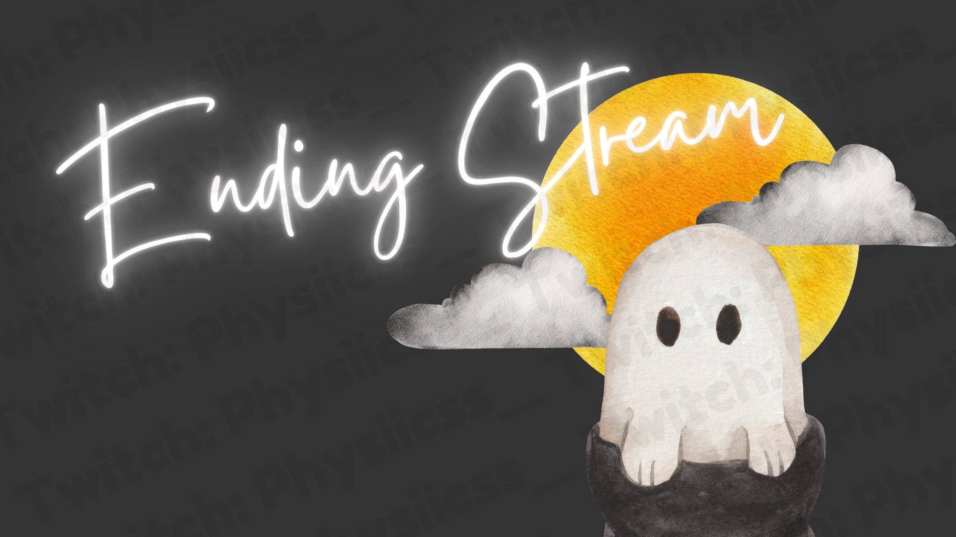 Cute Halloween Overlays Cute Ghost Overlay - Simple Overlay, Cozy ...