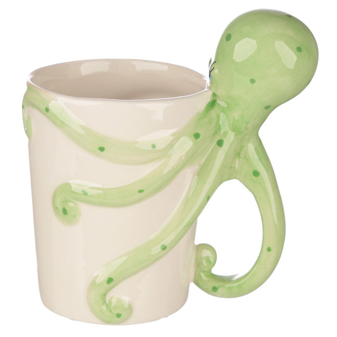 Novelty Sealife Octopus Shaped Handle Mug Coffee Mug Gift Mug - Etsy