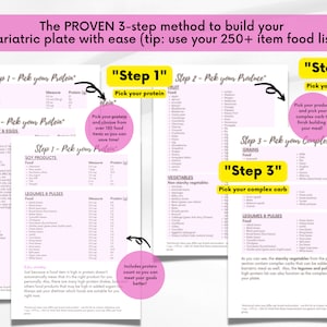 New Bariatric Meal Prep Journal, Gastric Sleeve Meal Planner, Gastric ...