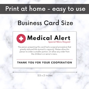 Bariatric Surgery Special Menu Request Printable, Gastric Bypass ...