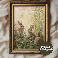 Rabbit Art - Etsy
