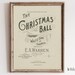 Vintage Christmas Typography Print Set Set of 2 Traditional Christmas ...