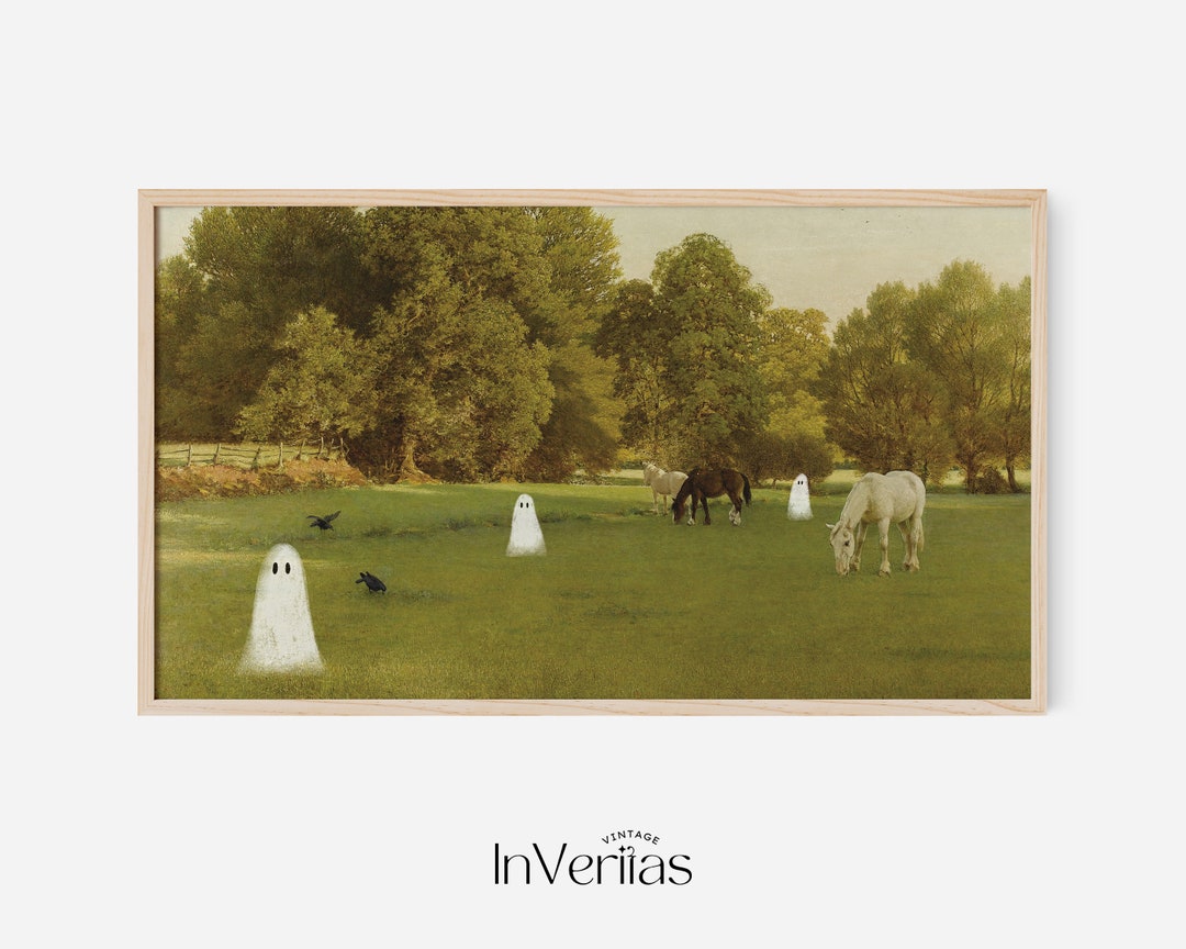 Little Ghosts at the Ranch Samsung Frame TV Art Painting 4K | Special ...