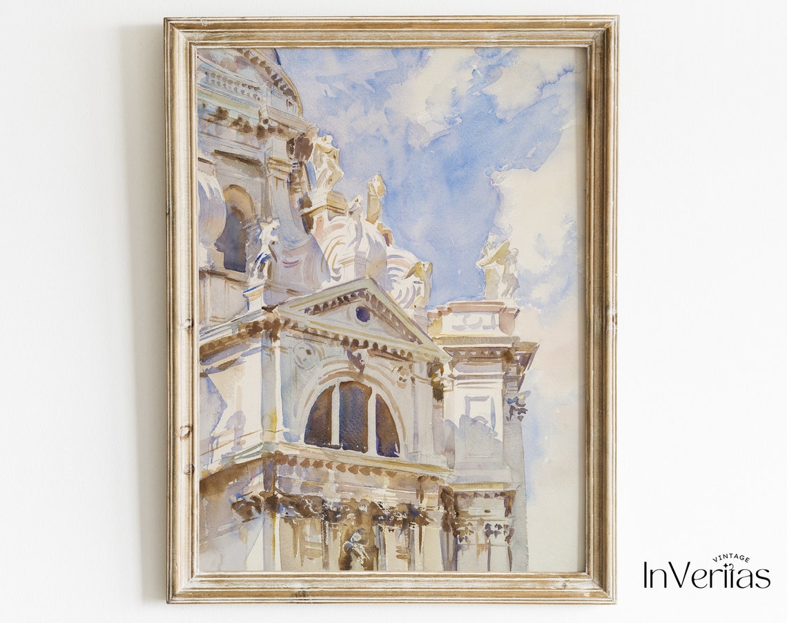 Set of 2 Italy Paintings Vintage Italy Wall Art Venice and - Etsy