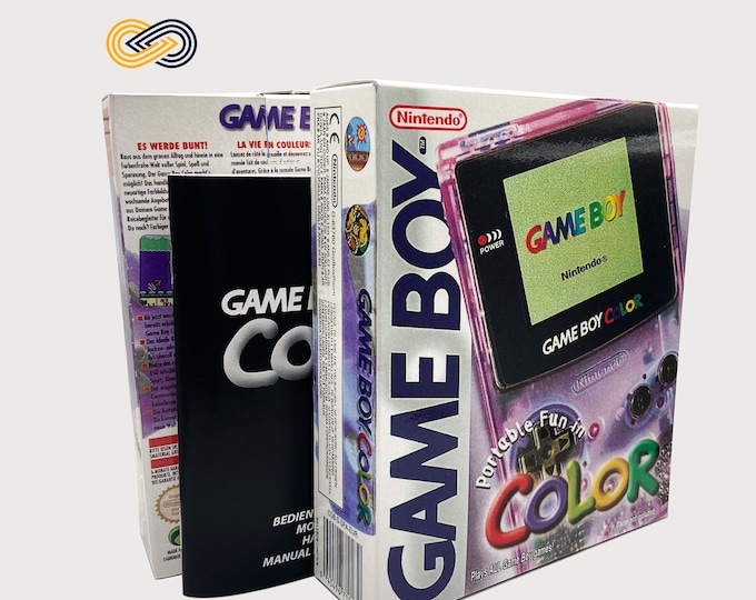 Game Boy Color Replacement Box, Transparent, Reprobox Game Boy Color - Etsy