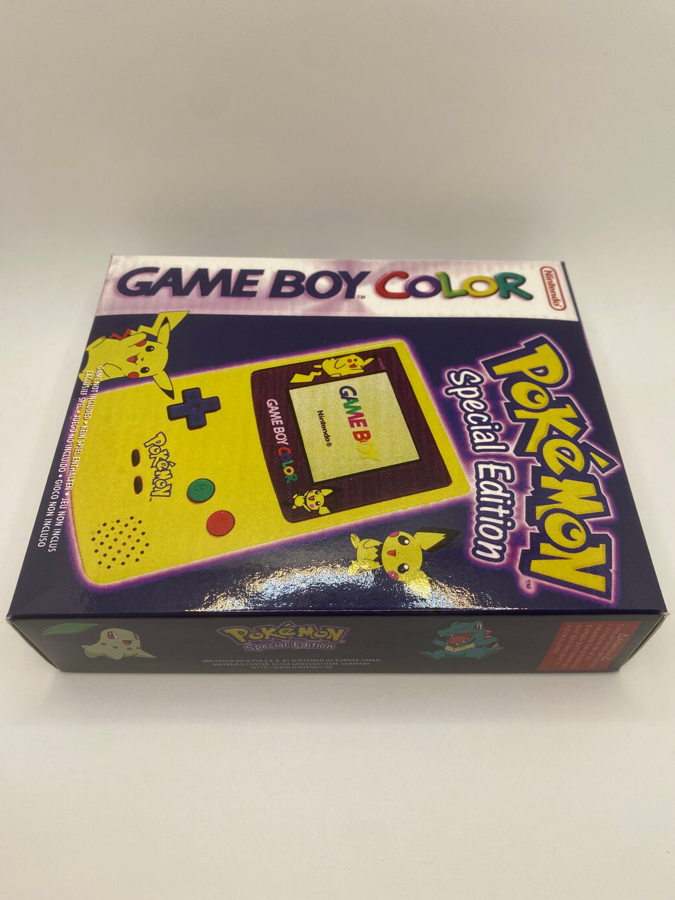 Game Boy Color Replacement Box, Special Edition Pikachu, Reprobox Game ...