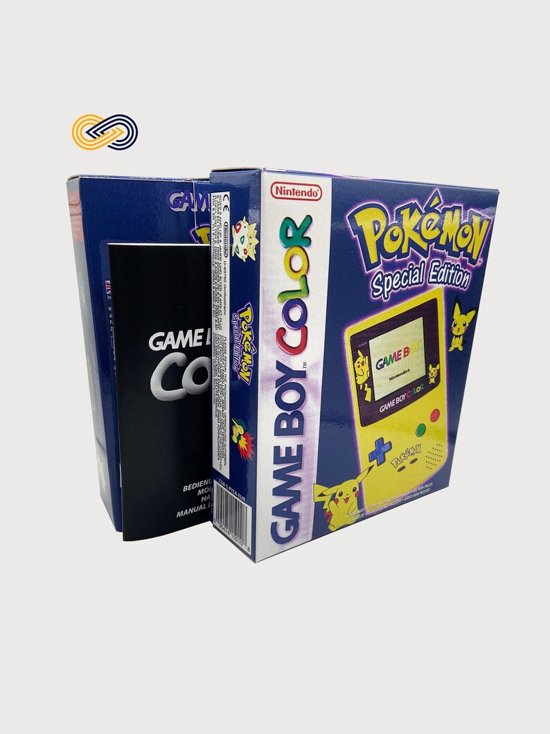 Game Boy Color Replacement Box, Special Edition Pikachu, Reprobox Game ...