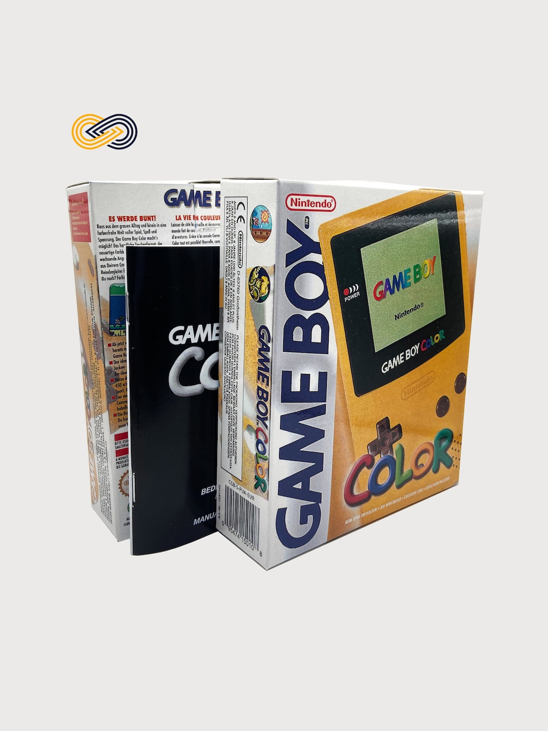 Game Boy Color Replacement Box, Yellow, Reprobox Game Boy Color Yellow ...