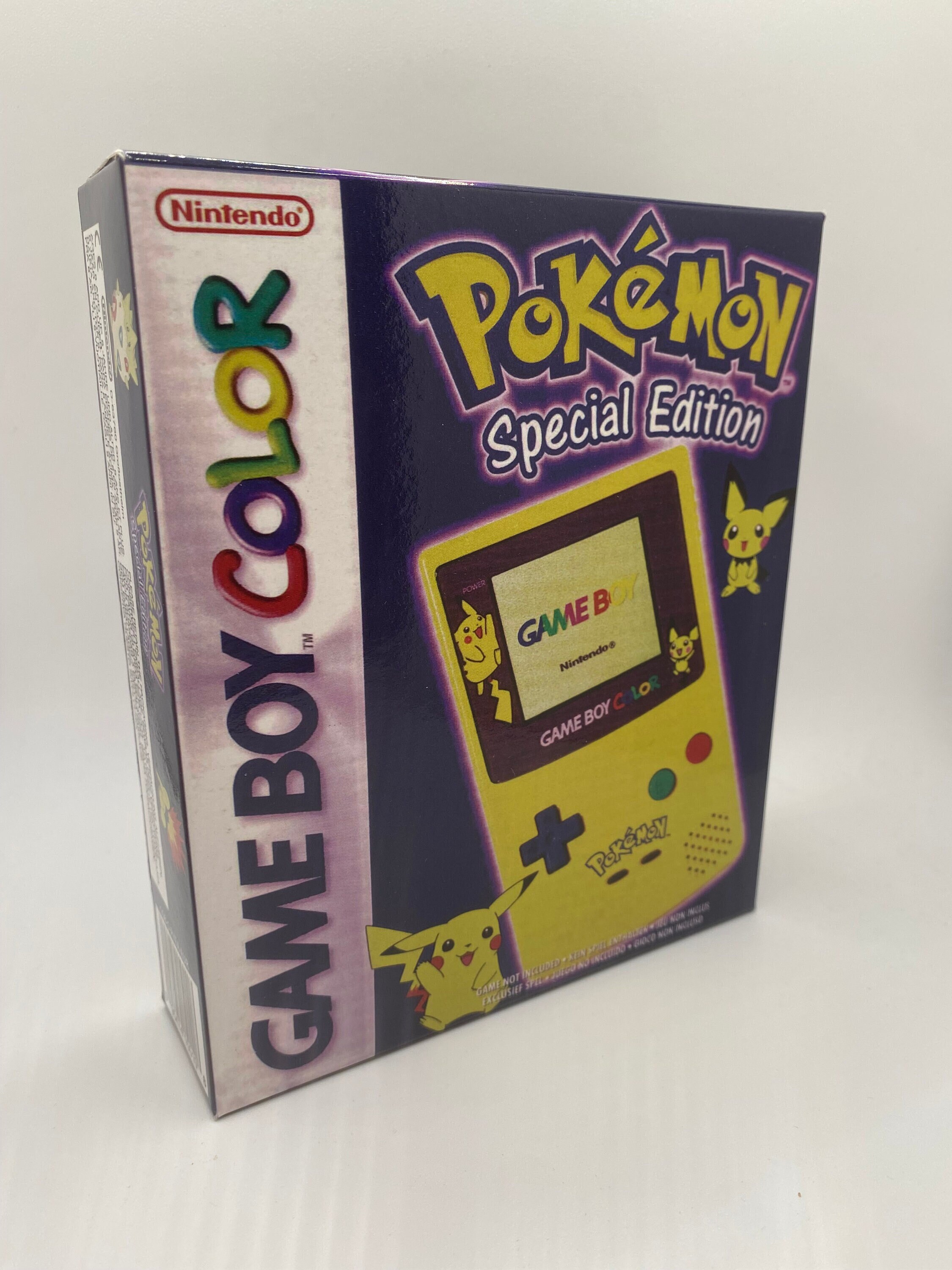 Game Boy Color Replacement Box, Special Edition Pikachu, Reprobox Game ...