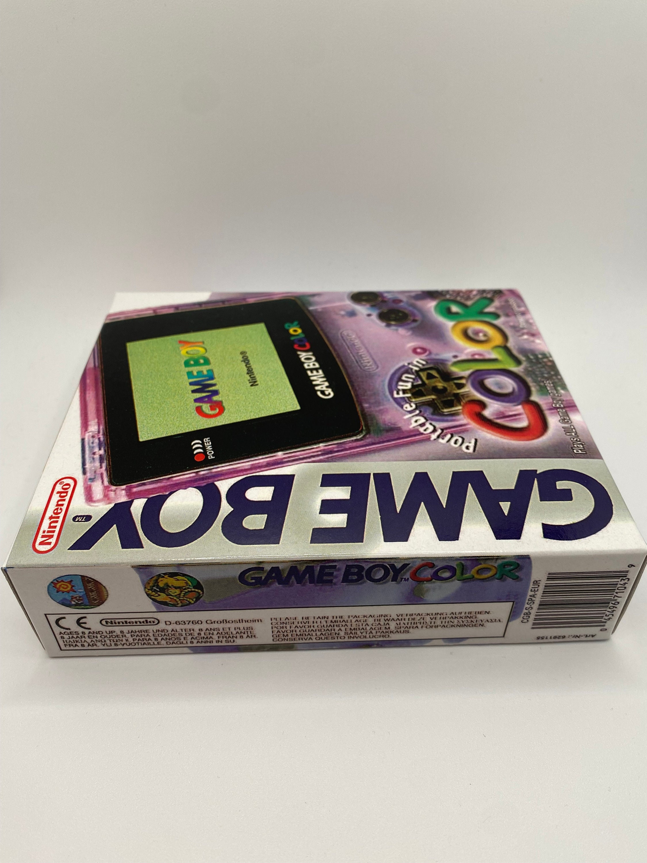 Game Boy Color Replacement Box, Transparent, Reprobox Game Boy Color - Etsy