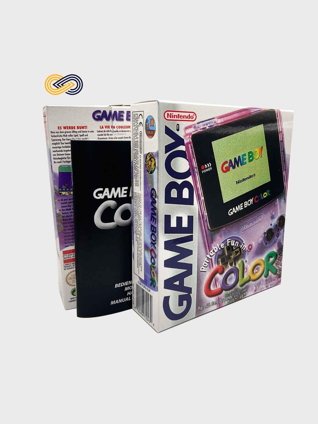 Game Boy Color Replacement Box, Transparent, Reprobox Game Boy Color - Etsy