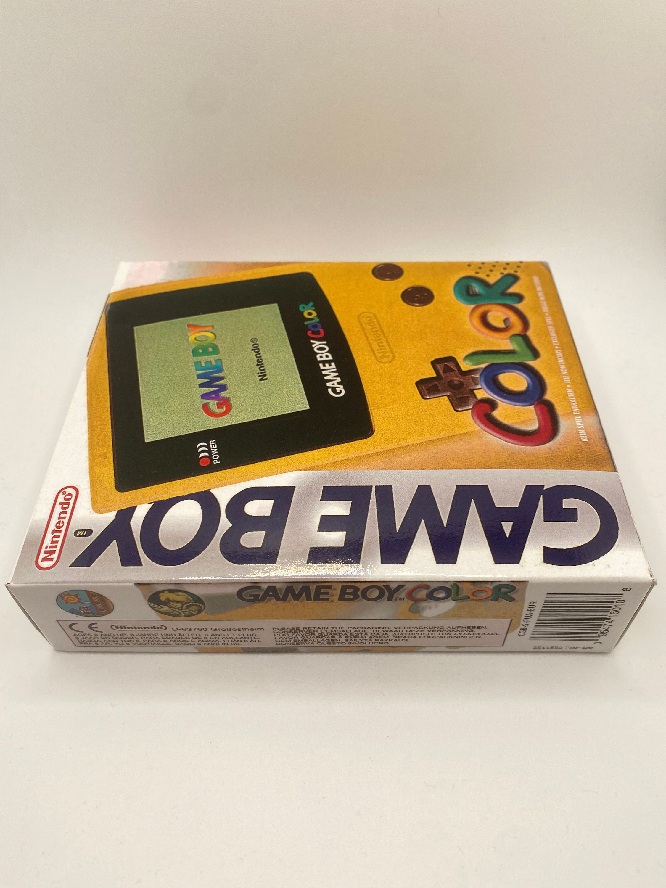 Game Boy Color Replacement Box, Yellow, Reprobox Game Boy Color Yellow ...