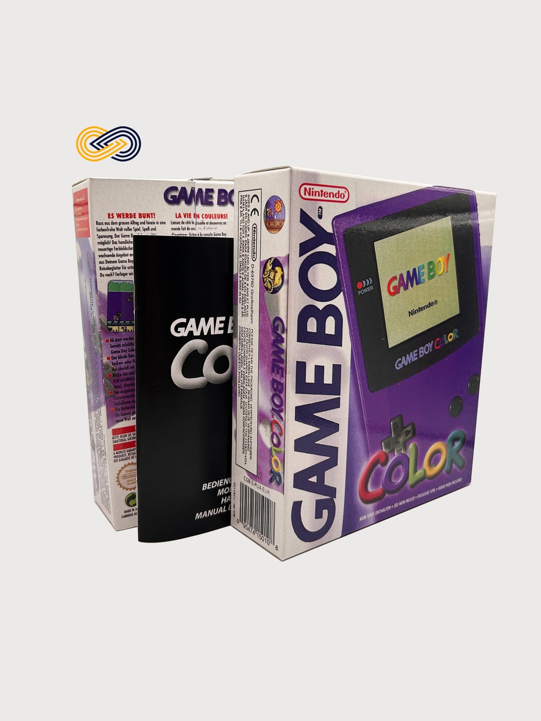 Game Boy Color Replacement Box, Purple, Reprobox Game Boy Color Purple ...