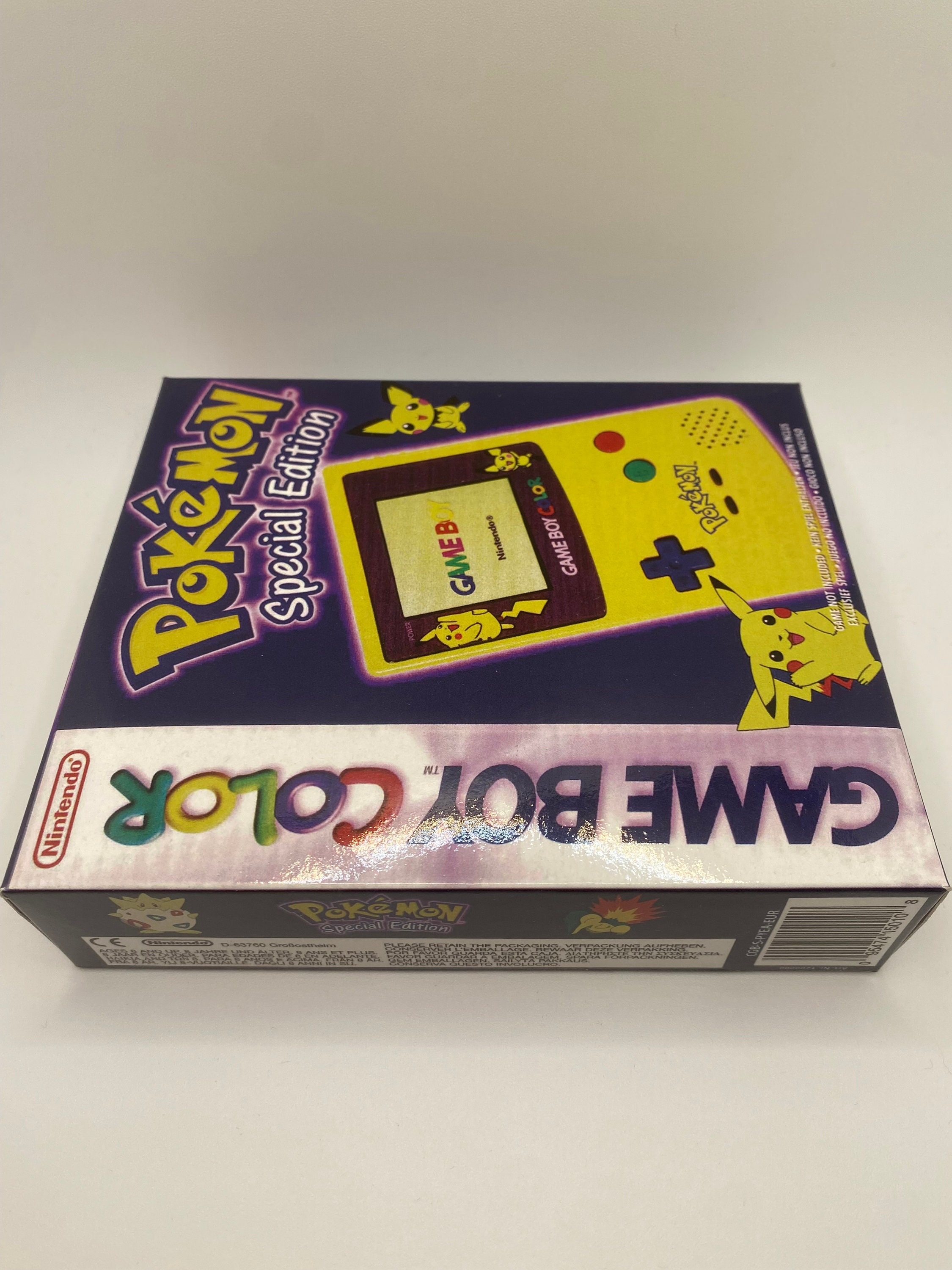 Game Boy Color Replacement Box, Special Edition Pikachu, Reprobox Game ...