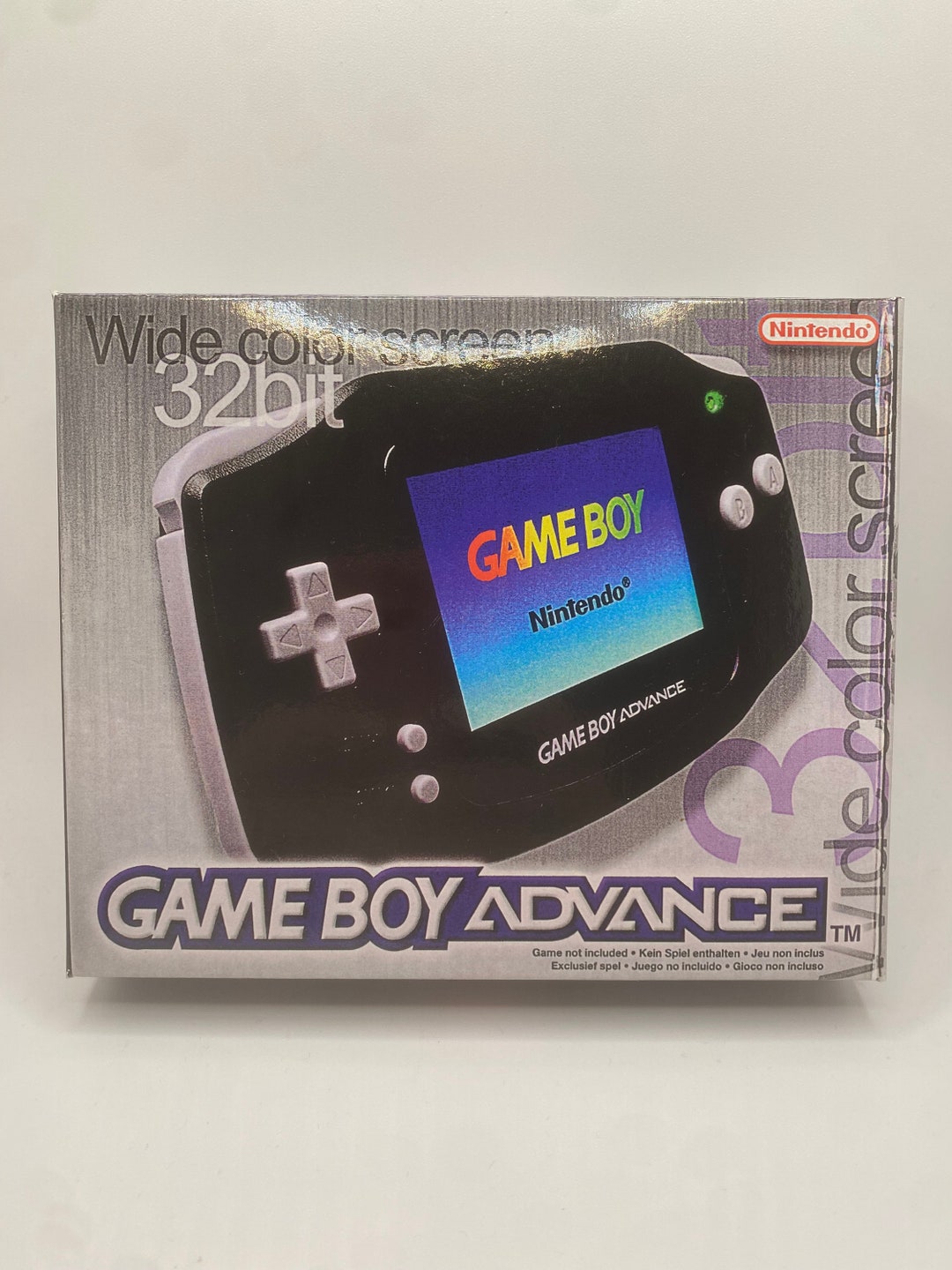 Game Boy Advance Replacement Box Black, Reprobox Game Boy Advance Black ...
