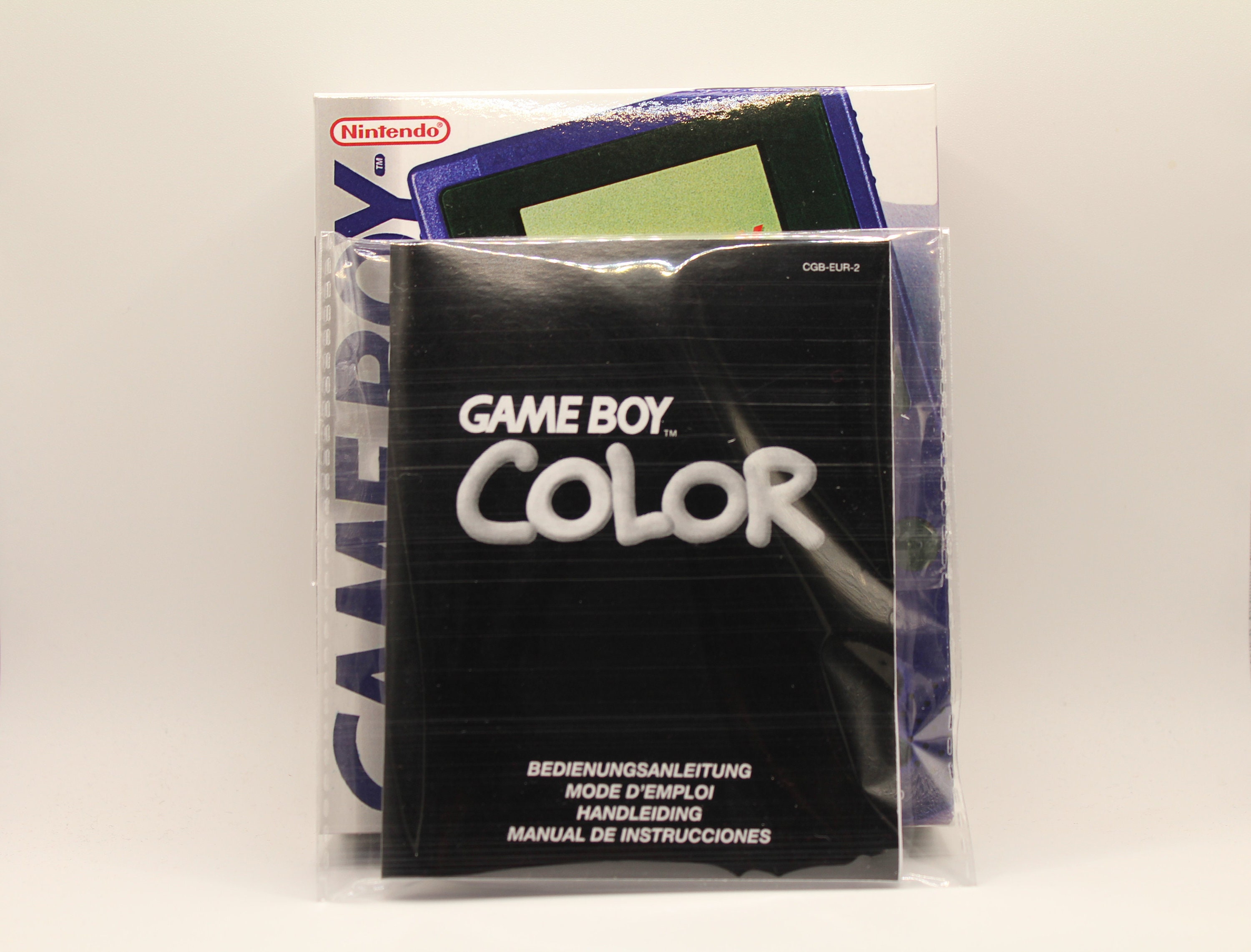 Game Boy Color Replacement Box, Blue, Reprobox Game Boy Color Blue - Etsy