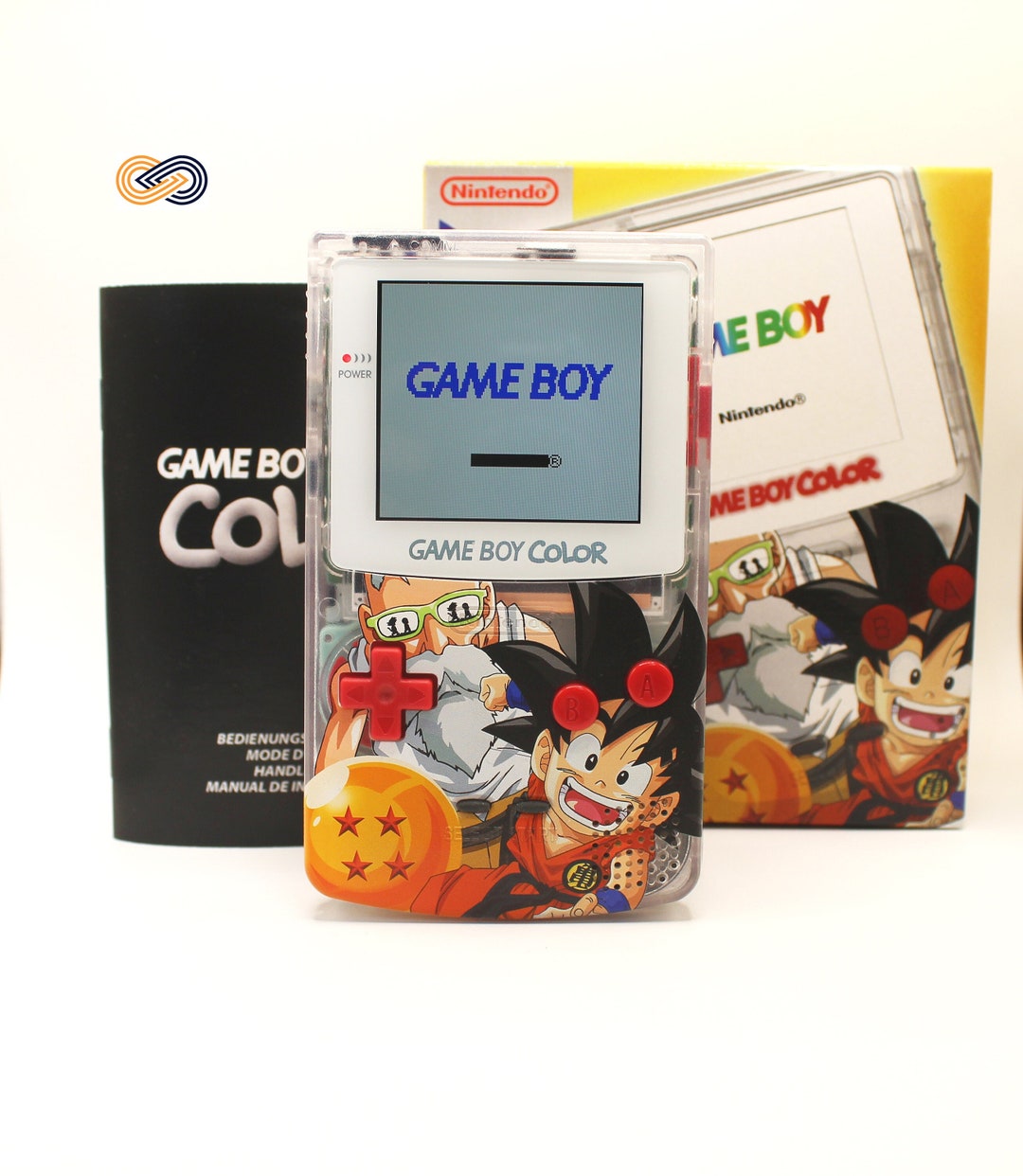 Game Boy Color, LCD Backlight IPS, Custom Shell and Box Dragon Ball - Etsy