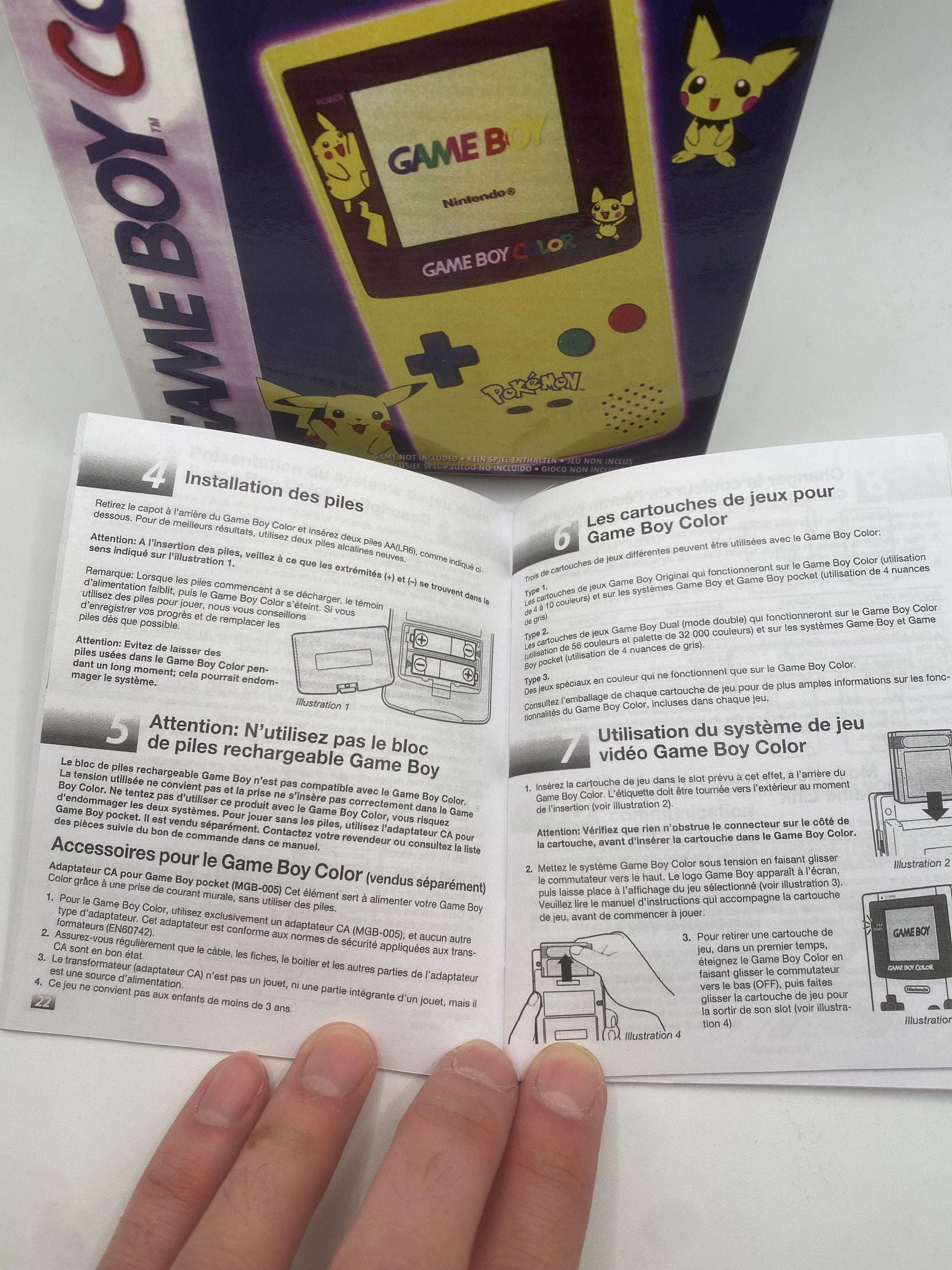 Game Boy Color Replacement Box, Special Edition Pikachu, Reprobox Game ...