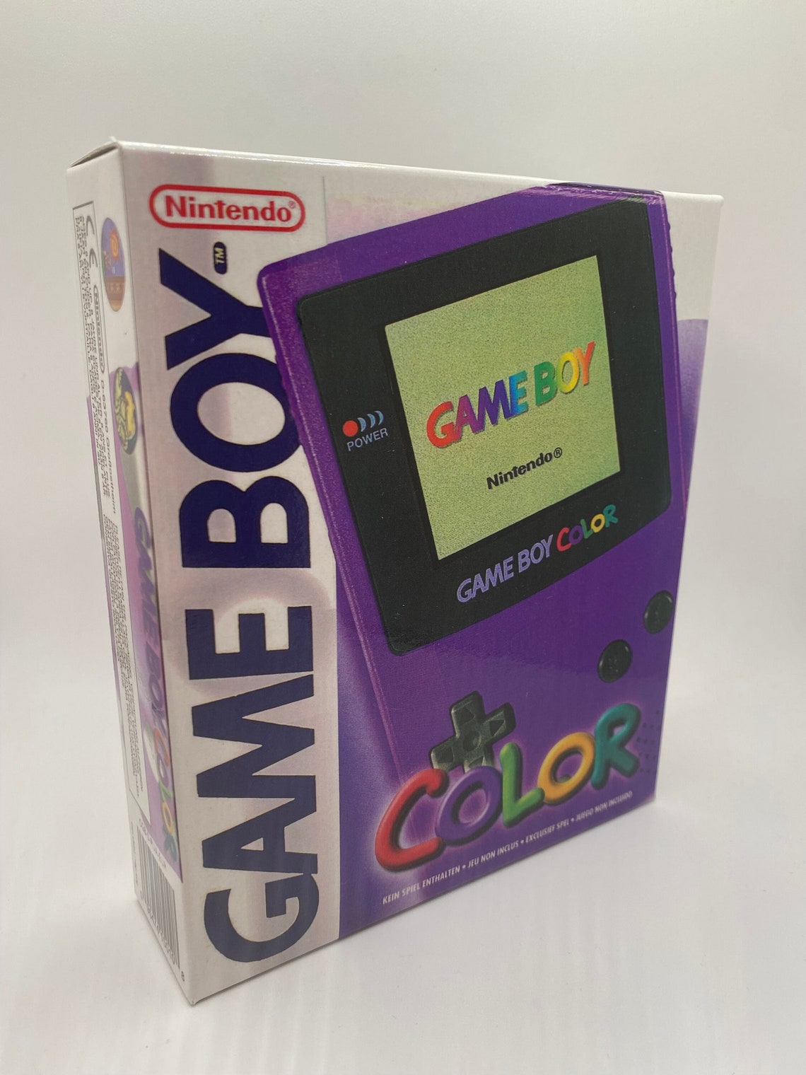 Game Boy Color Replacement Box Purple Reprobox Game Boy - Etsy
