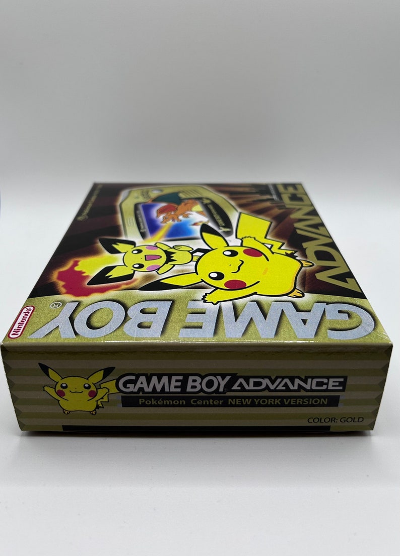 Game Boy Advance Box Pokemon Center New York, Reprobox Game Boy Advance ...