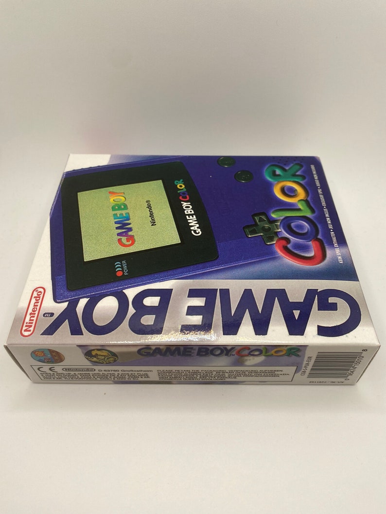 Game Boy Color Replacement Box, Blue, Reprobox Game Boy Color Blue - Etsy
