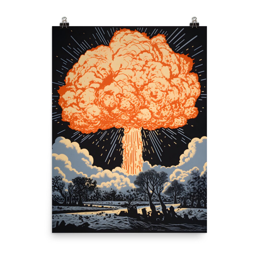 Atomic Bomb: Premium Poster Commemorating a Pivotal Scientific ...