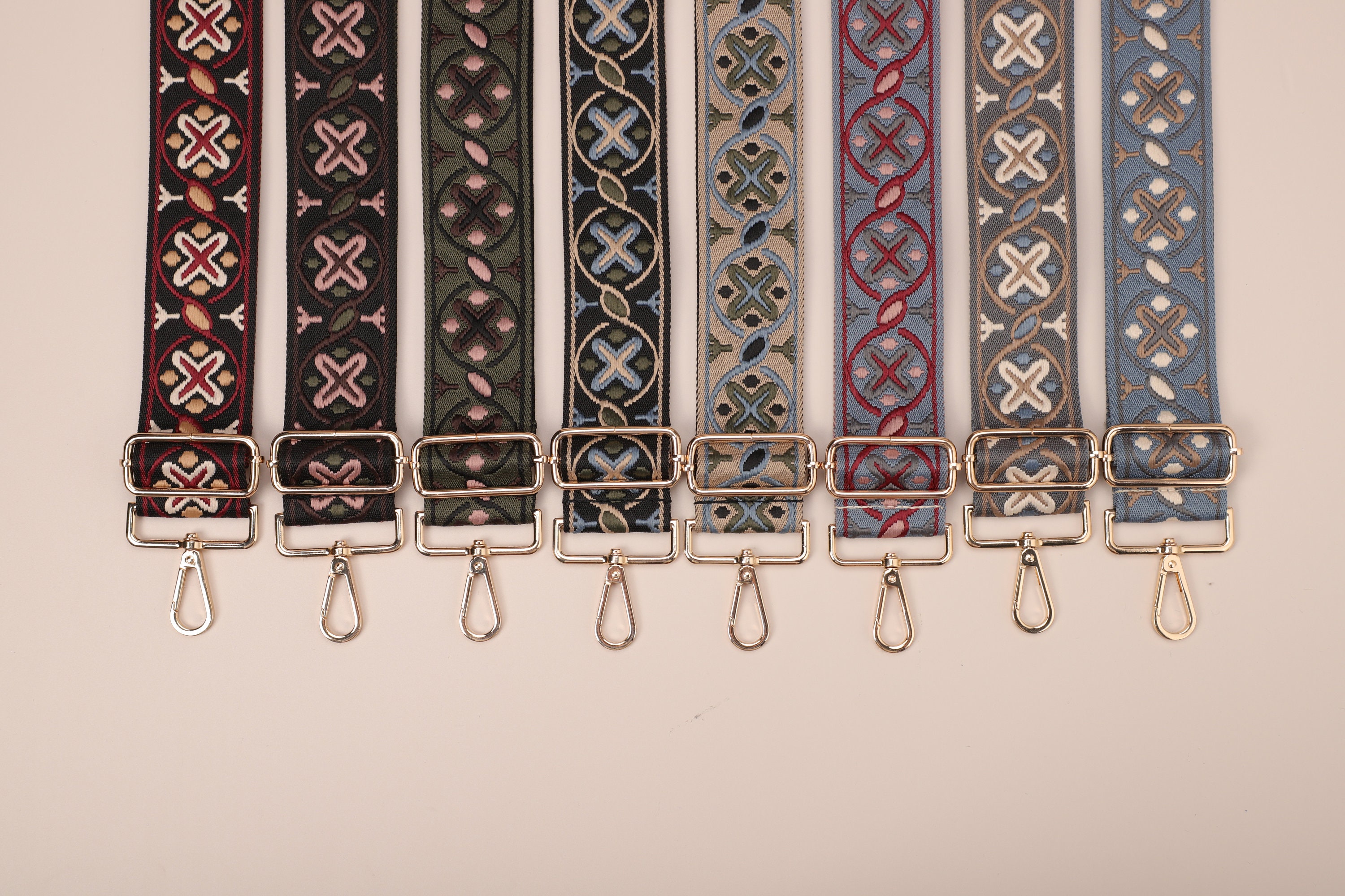 Patterned Bag Straps, Retro Shoulder Strap, Different Patterns ...