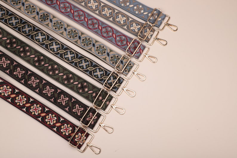 Patterned Bag Straps, Retro Shoulder Strap, Different Patterns ...