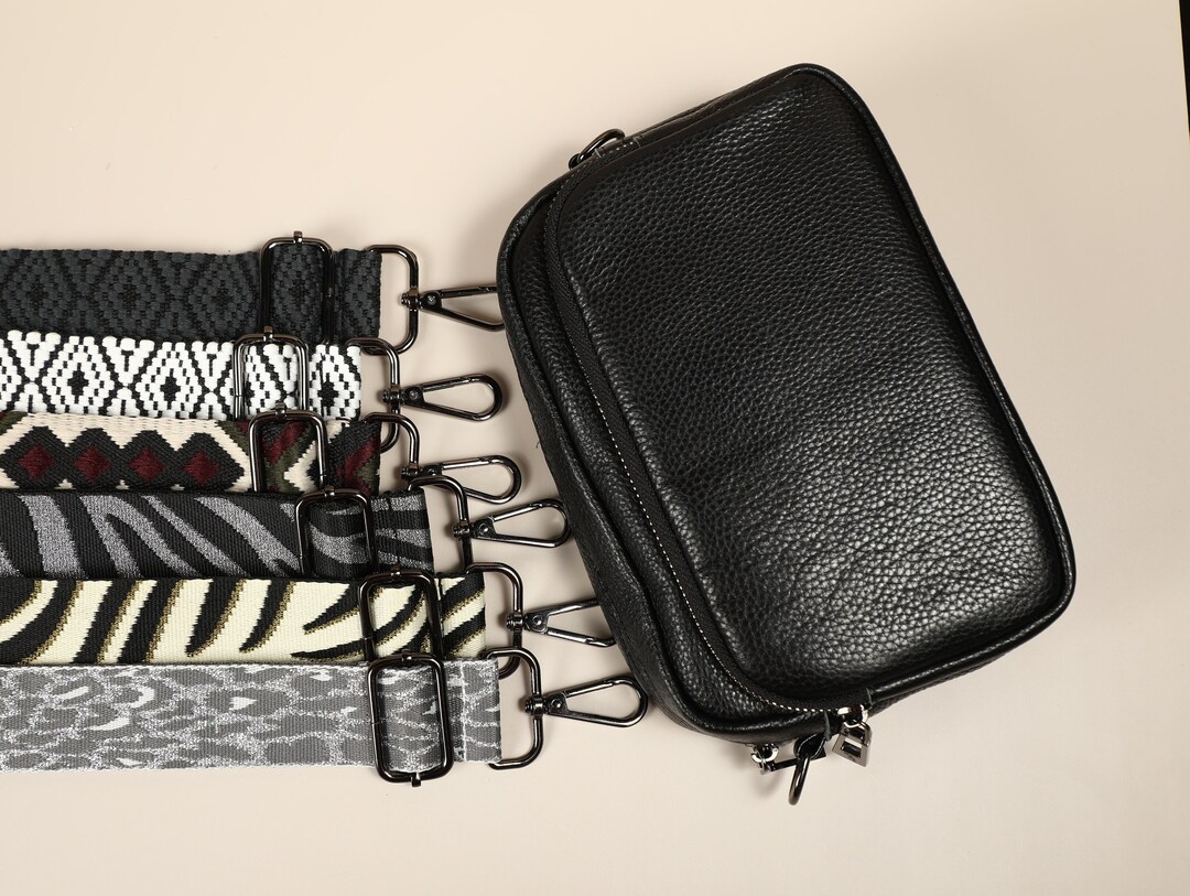 Women Leather Fanny Pack With Wide Strap, Camera Bag, Crossbody Bag ...